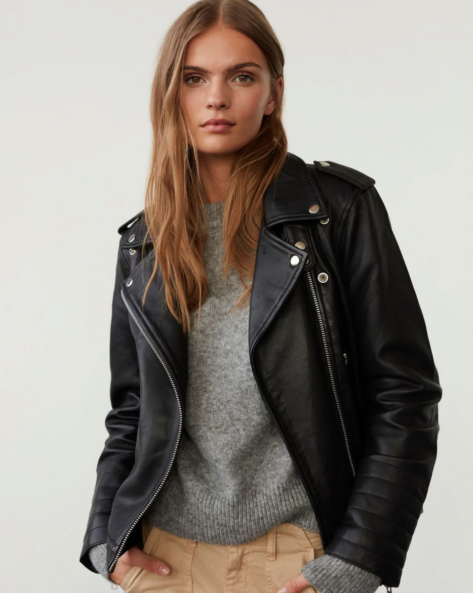 Biker Leðurjakki – Mathilda